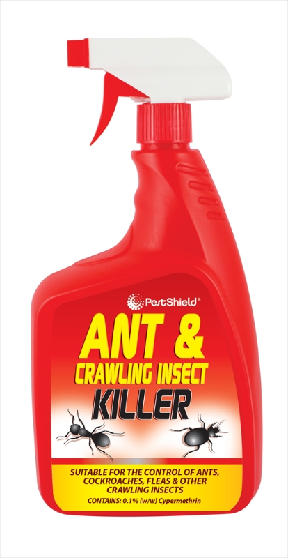 Warrior - Ant & Crawling Insect Killer PEST SHIELD 1Ltr. Trigger - Warrior Warehouses Ltd