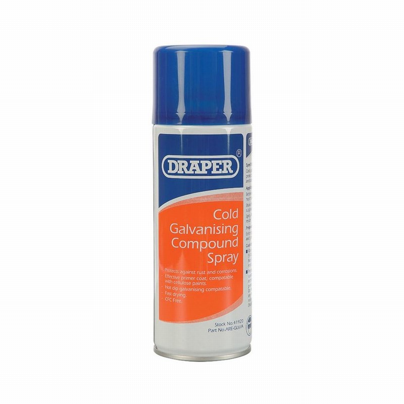 Primer Cold Galvanizing Compound Spray 400ml Aerosol - Warrior Warehouses