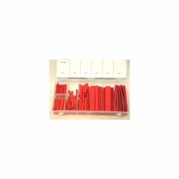 Heat Shrink Tube 150Pce. Ass Red Case - Warrior Warehouses