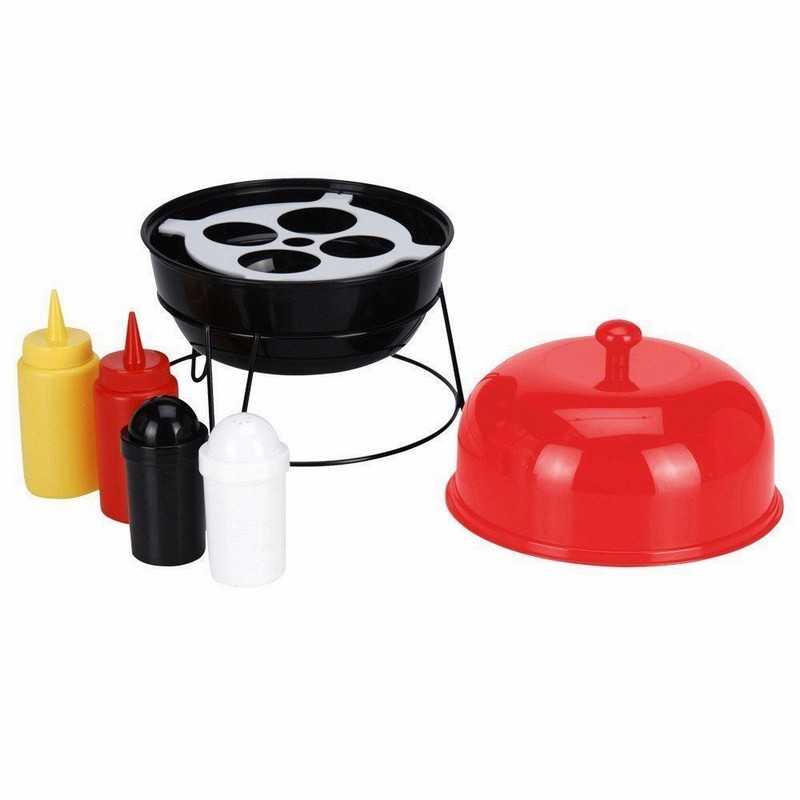 Condiment Set 4Pce. In Barbecue BBQ Stand - Warrior Warehouses