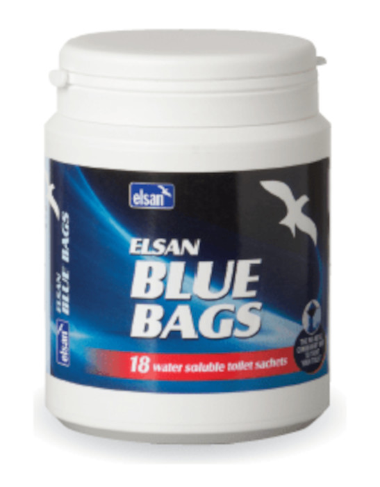 Toilet Fluid in Sachets ELSAN Blue 18+3F.O.C.>21 - Warrior Warehouses